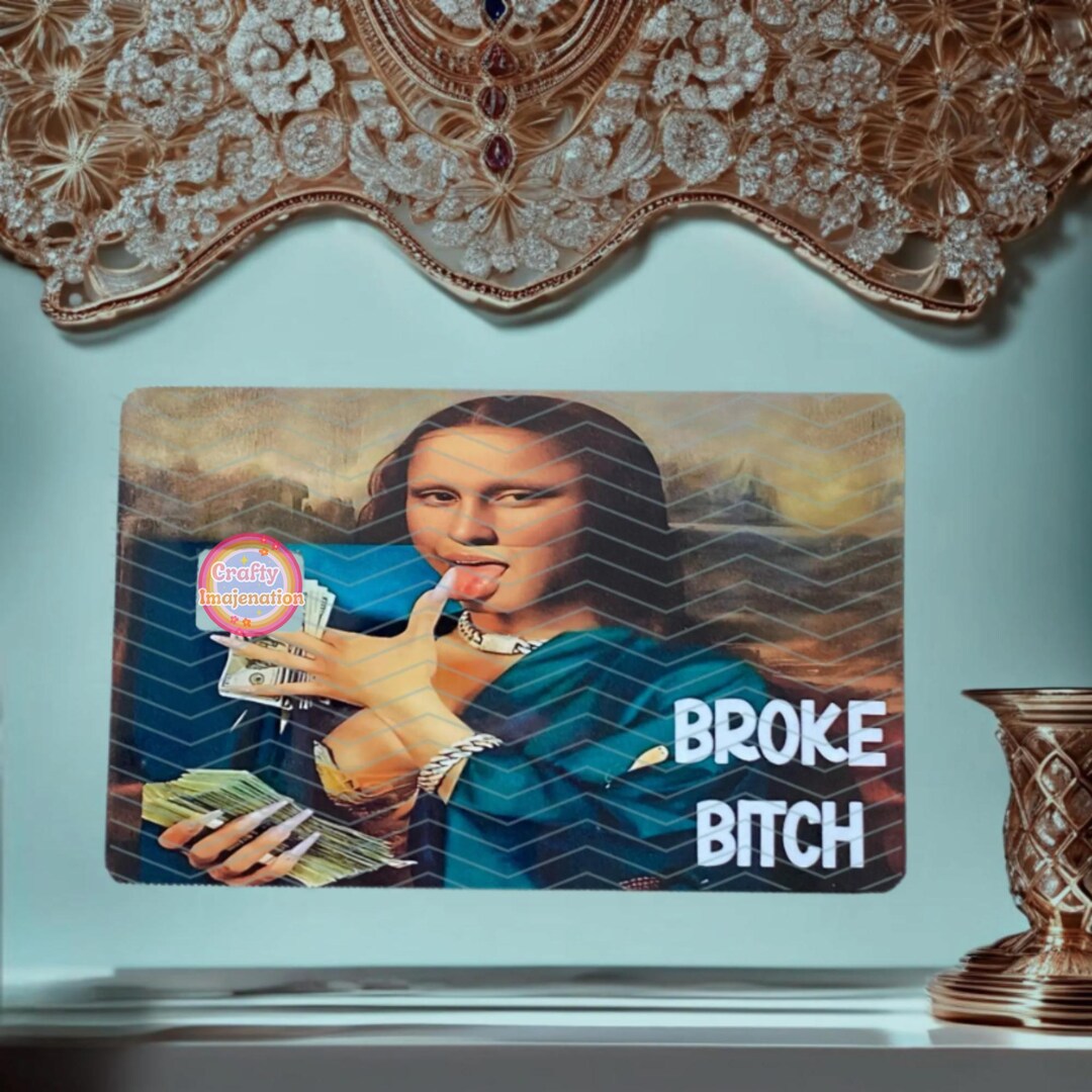 Money Lisa Credit Debit Sticker, Boss Babe Debit Card Cover, Girly ...