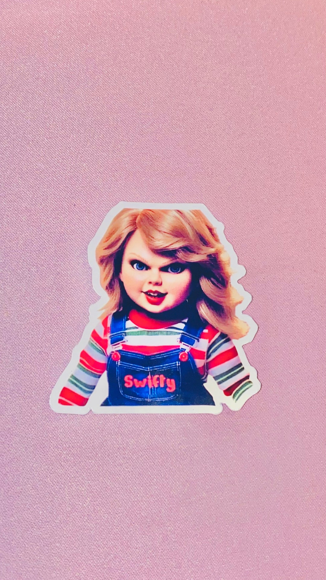 Taylor Chucky Sticker, Chucky Sticker, Kids Play Sticker, Funny Parody ...