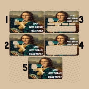 Money Lisa Credit Debit Sticker, Boss Babe Debit Card Cover, Girly ...