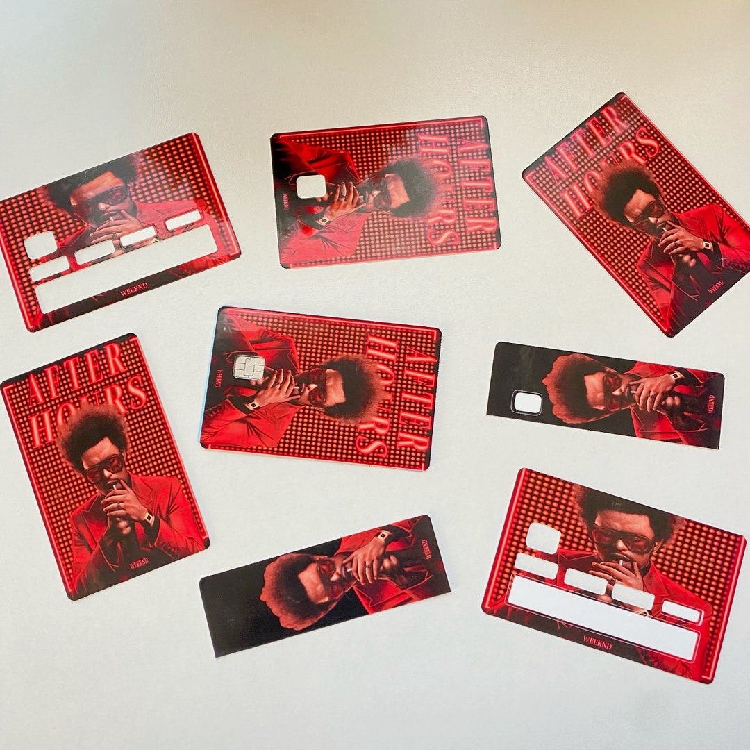 The Weeknd Debit Credit Card Skin Card Cover Card Sticker - Etsy
