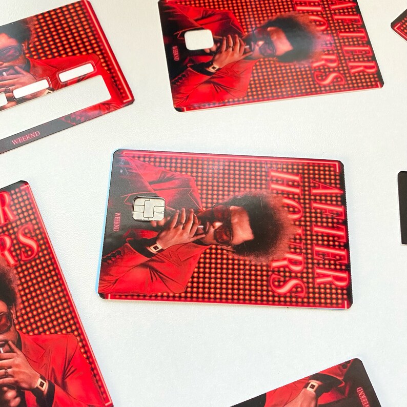 The Weeknd Debit Credit Card Skin Card Cover Card Sticker - Etsy
