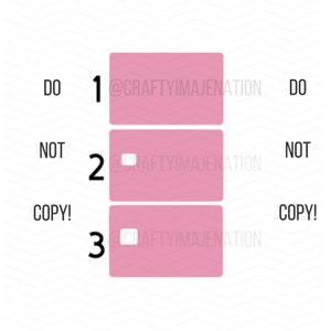 Pink Bills Credit Debit Card Sticker, Pink Aesthetic Credit Card ...