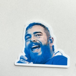 Posty Malone Stickers, Die Cut Sticker, 8 Sticker Pack, Celebrity ...