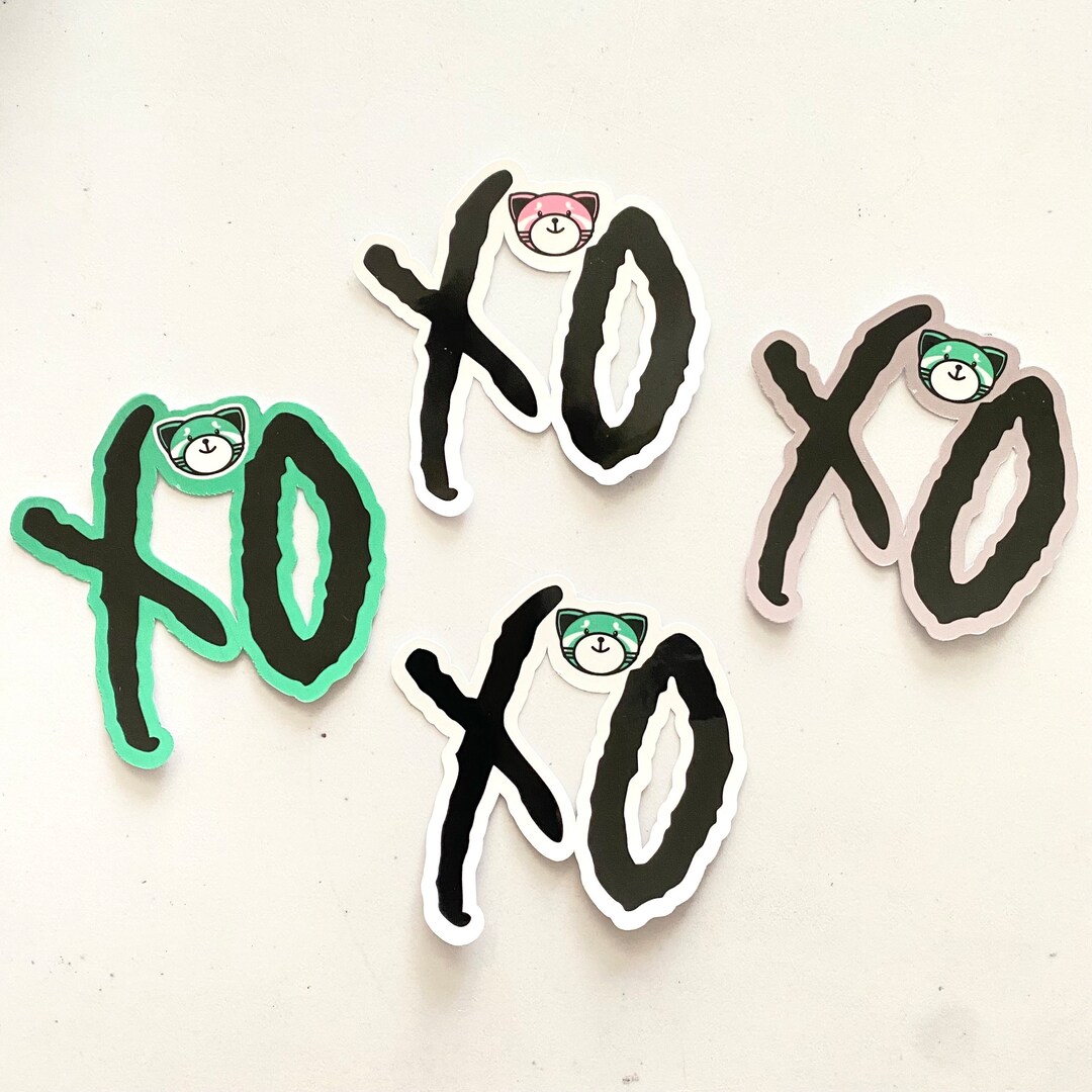 XO Sticker, Weeknd XO Sticker, Oxcy Cat Sticker, Kissland Sticker Pack ...