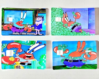 Debit Card Skins Spongebob - Etsy