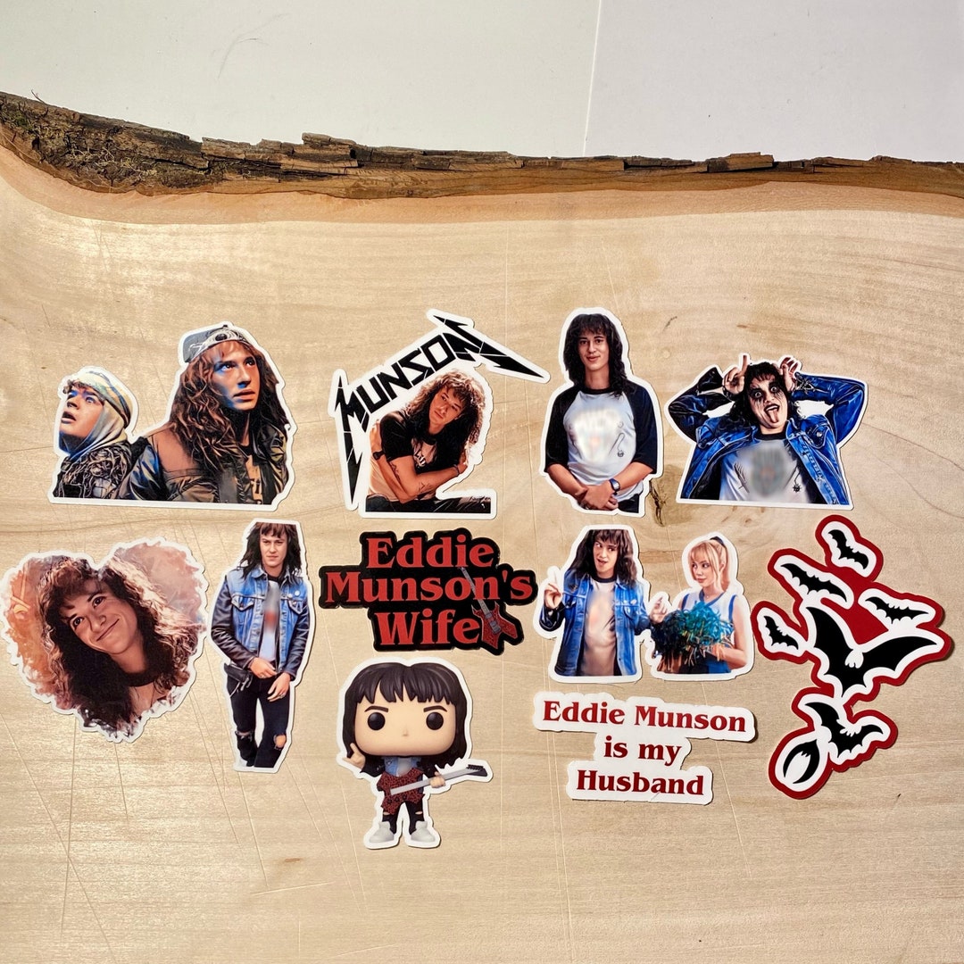 11 Pack of Stranger Eddie Munson Stickers, Eddie Stickers, Eddie Munsun ...