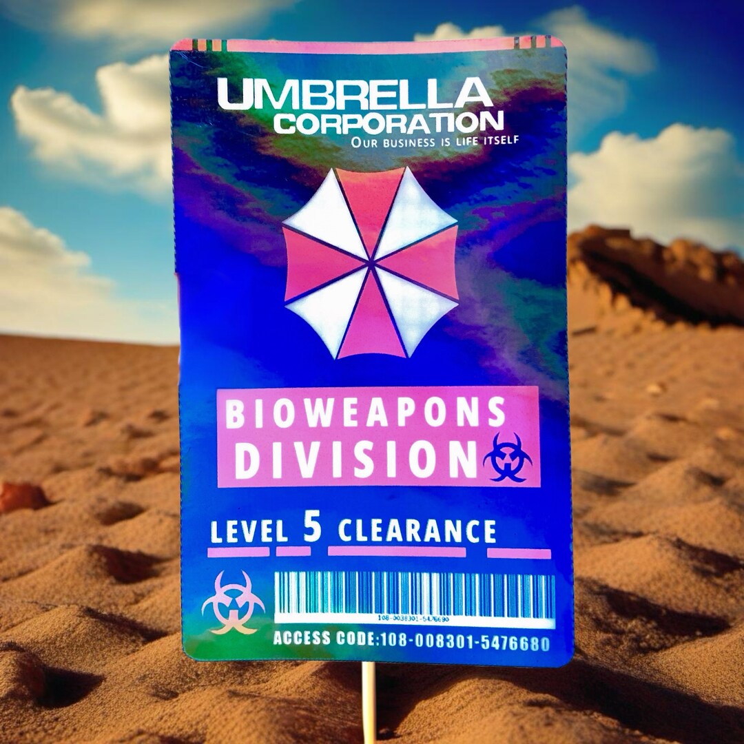 Umbrella Credit Debit Sticker, Umbrella Parody Bank Card Sticker ...
