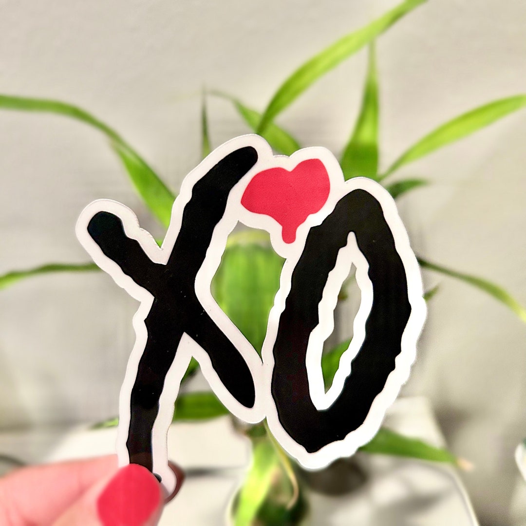 XO Sticker, Weeknd XO Sticker, Weeknd Sticker, Heart Color of Choice - Etsy