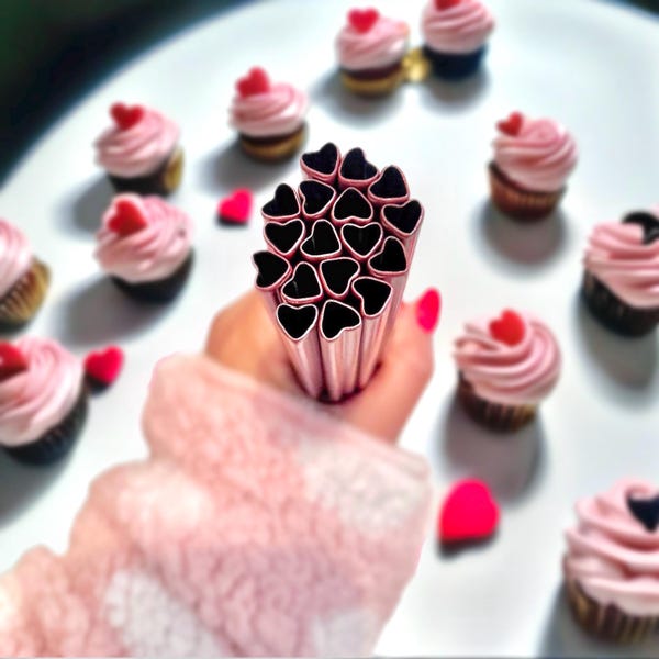 Pink Straws - Etsy