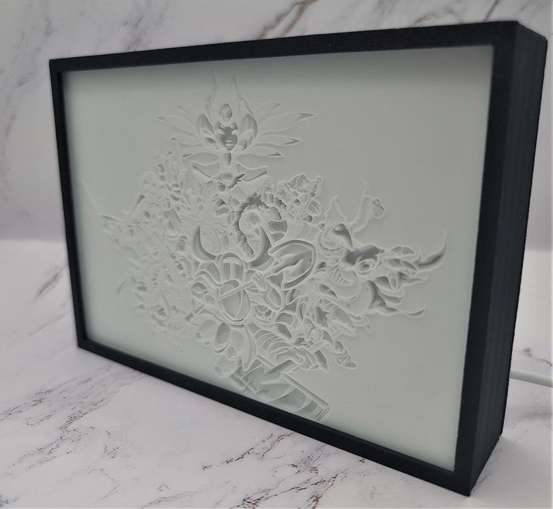 Shovel Knight 3d Illuminated Shadow Box Video Game Art - Etsy