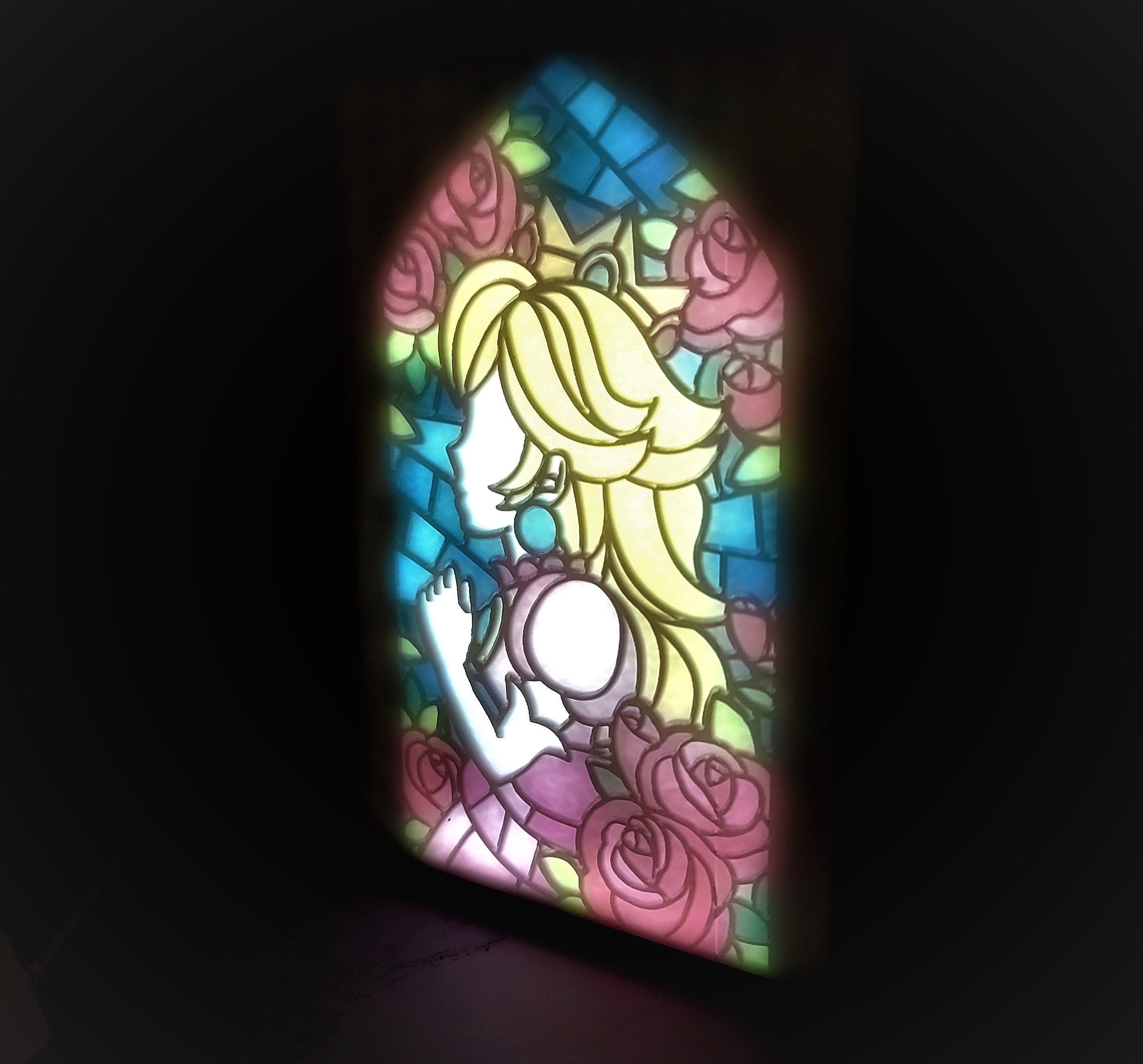 Princess Peach 3d Illuminated Shadow Box Video Game Art - Etsy Canada