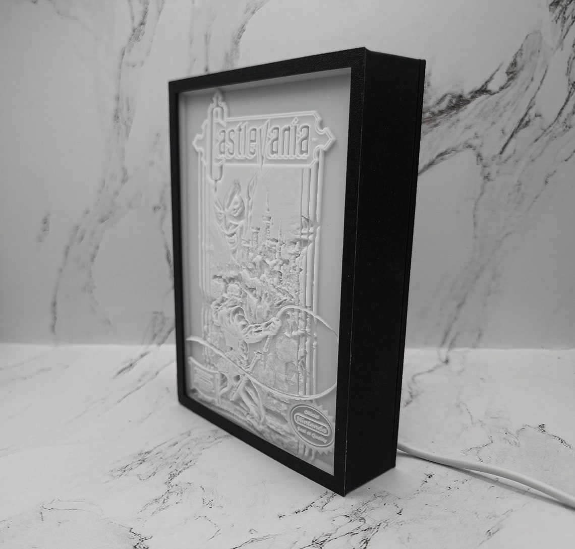 Castlevania 3D Illuminated Shadow Box Video Game Art Decor - Etsy