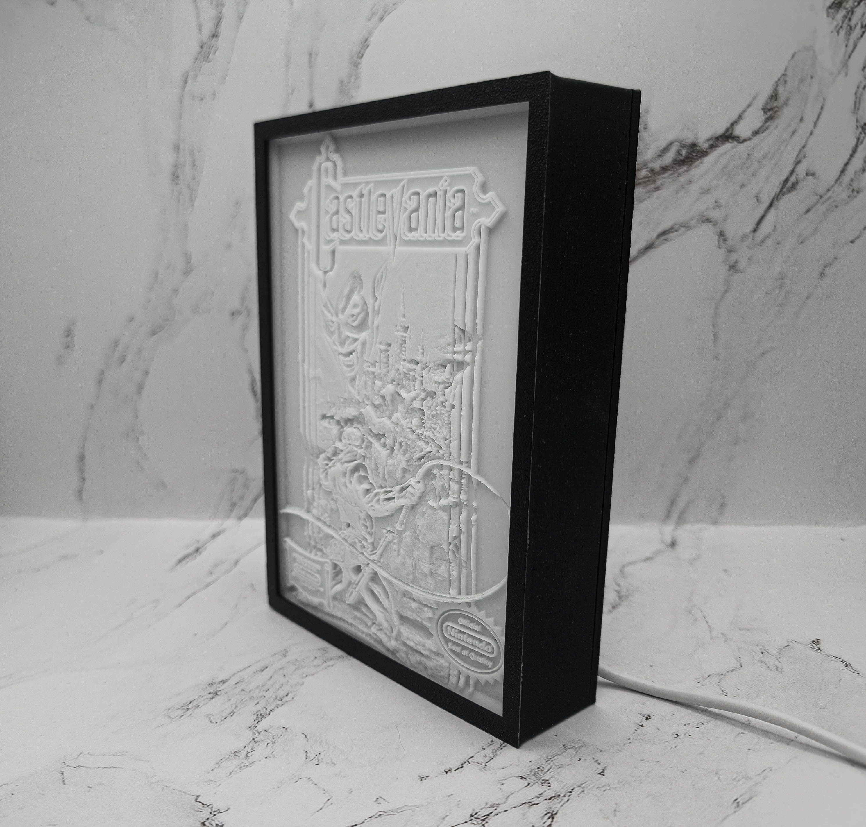 Castlevania 3D Illuminated Shadow Box Video Game Art Decor - Etsy