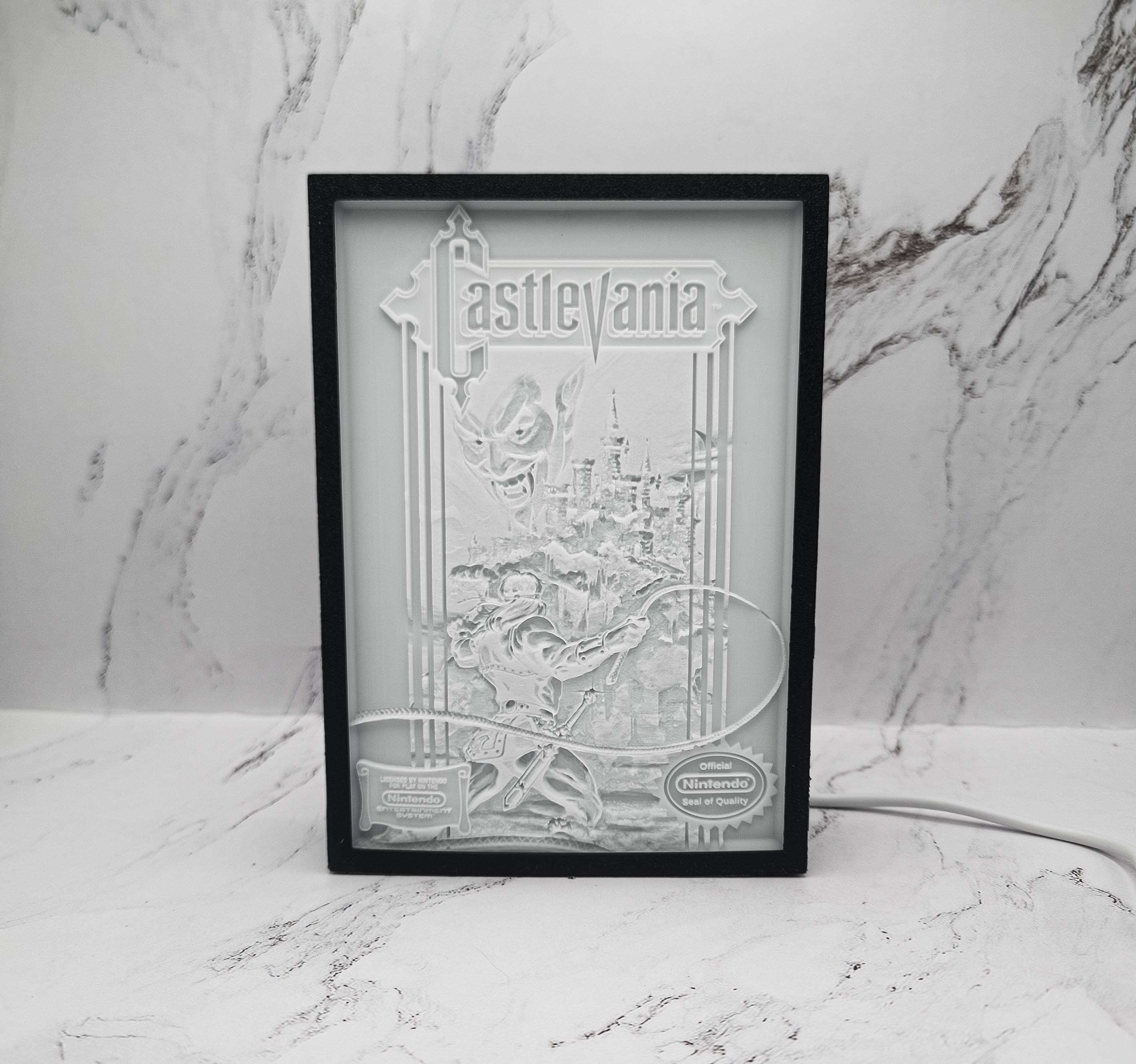 Castlevania 3D Illuminated Shadow Box Video Game Art Decor - Etsy