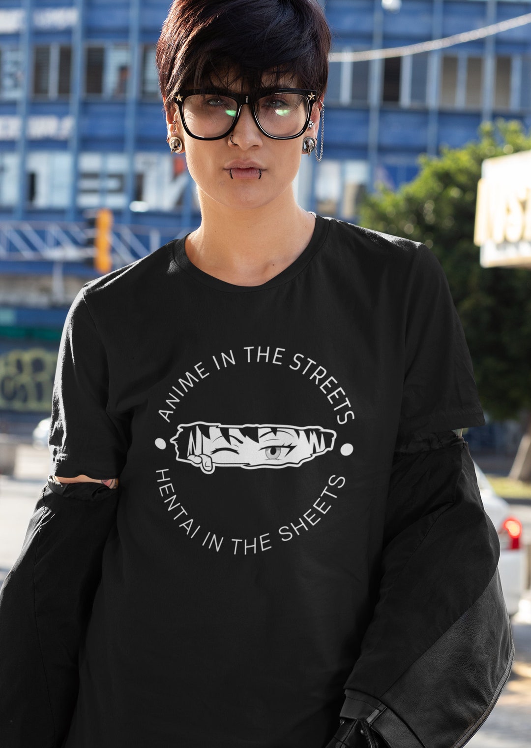 Anime Hentai NSFW T-shirt, Adult Humor Content, Inappropriate Offensive ...