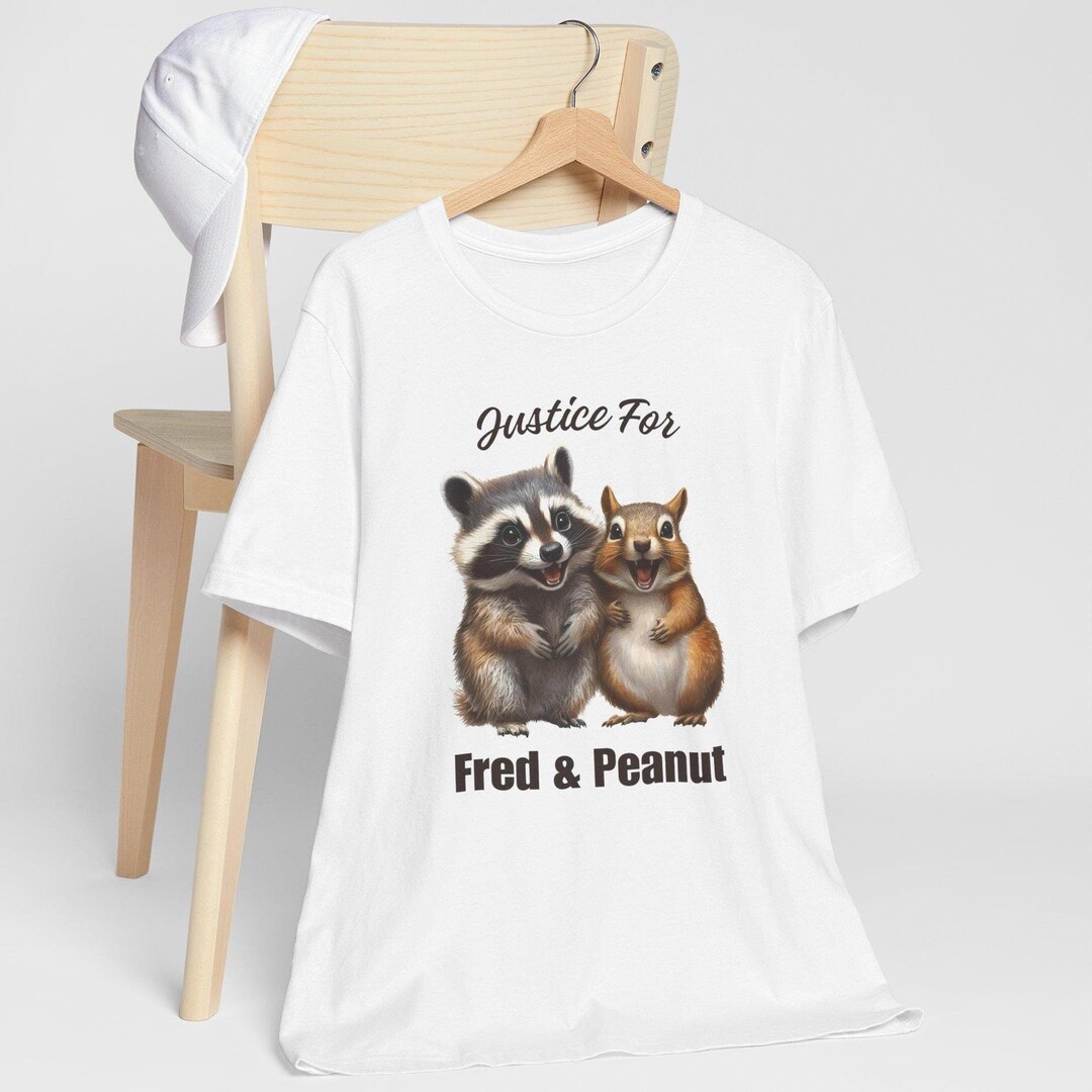 Fred the Raccoon and Peanut the Squirrel Shirt, Animal Rights Activism ...