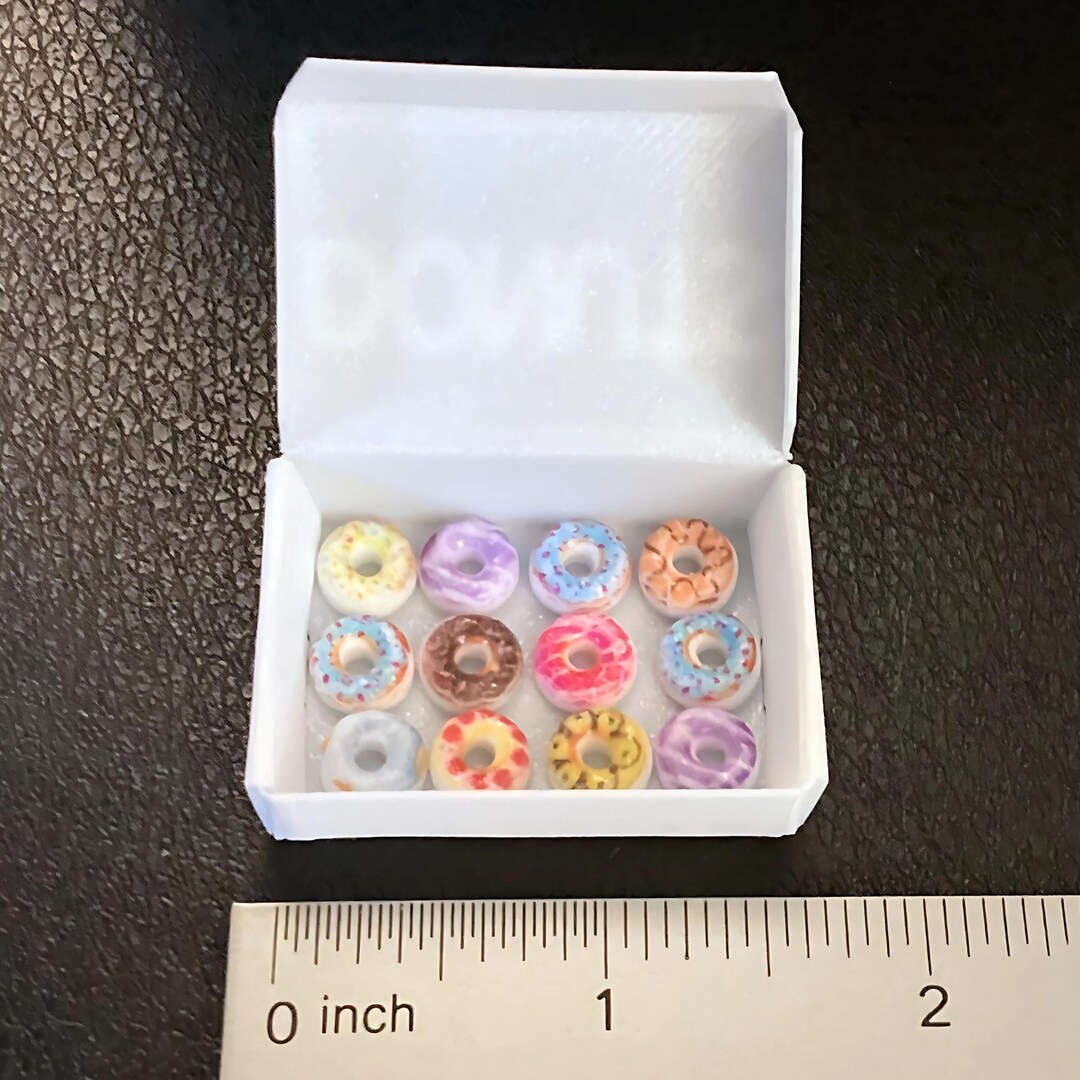 Miniature Donut Box – Dozen Assorted Mini Donuts With Box Included ...