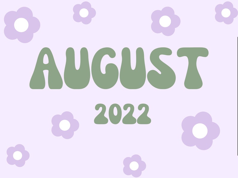 Retro Groovy Planner August 2022-december 2023 - Etsy