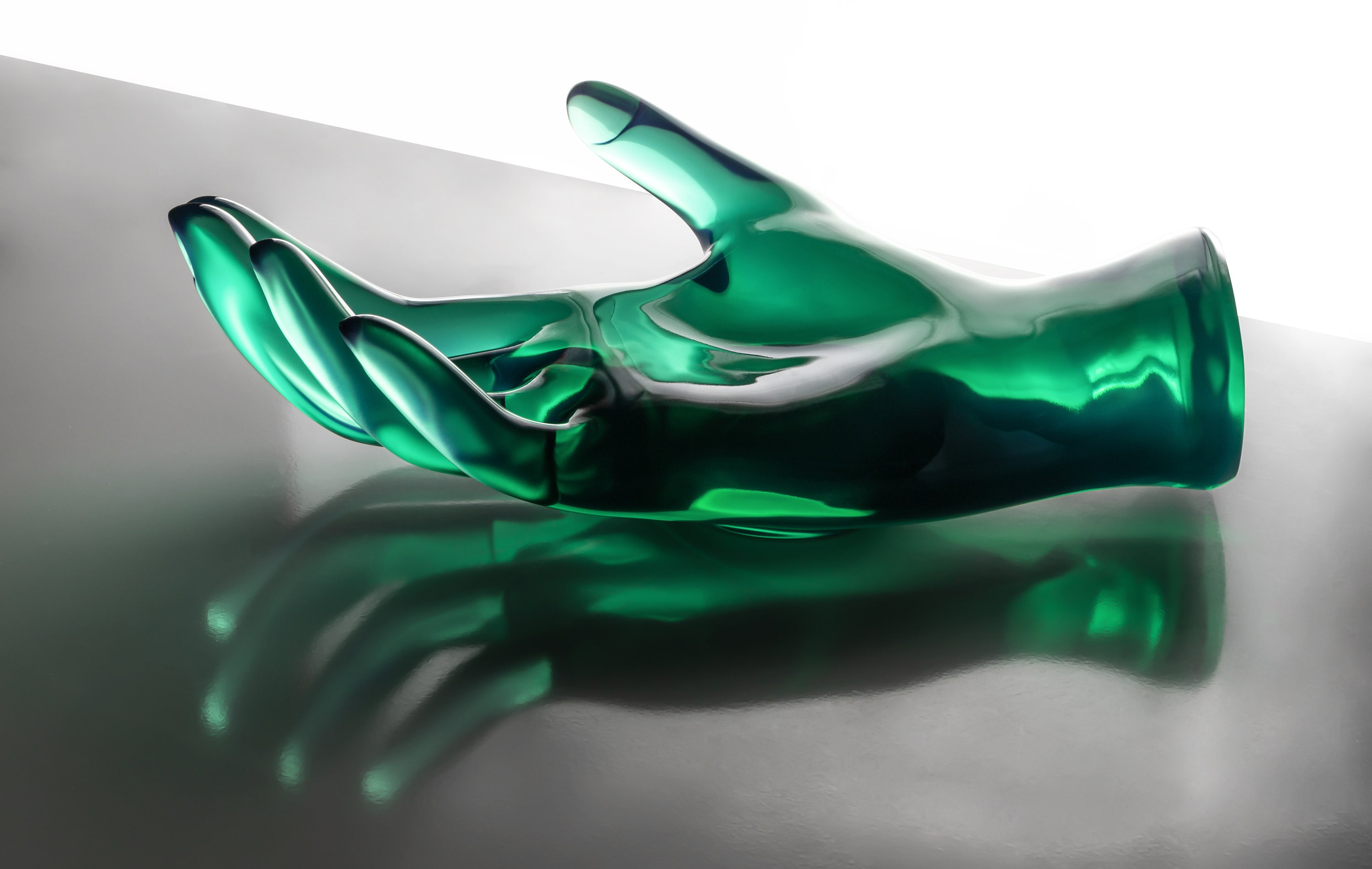 Hand Model Decor, Modern Resin Sculpture, Epoxy Resin Table Top, Resin ...