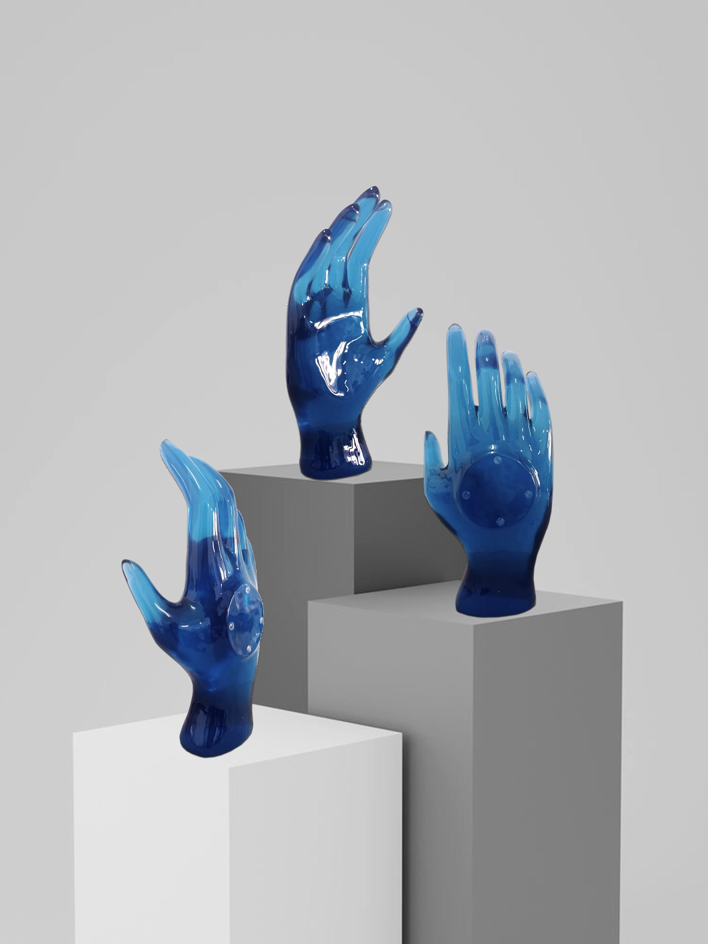Hand Model Decor, Modern Resin Sculpture, Epoxy Resin Table Top, Resin ...
