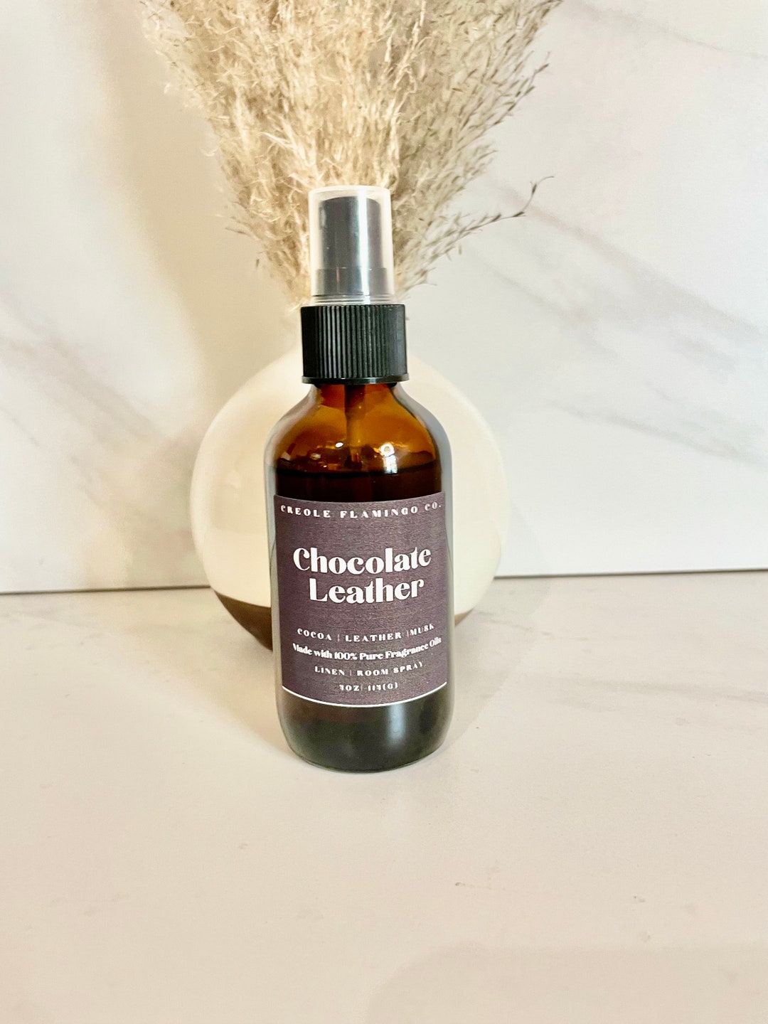 Chocolate Leather Room Spray - Etsy
