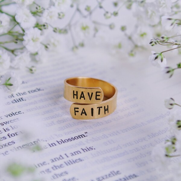 Faith Ring - Etsy