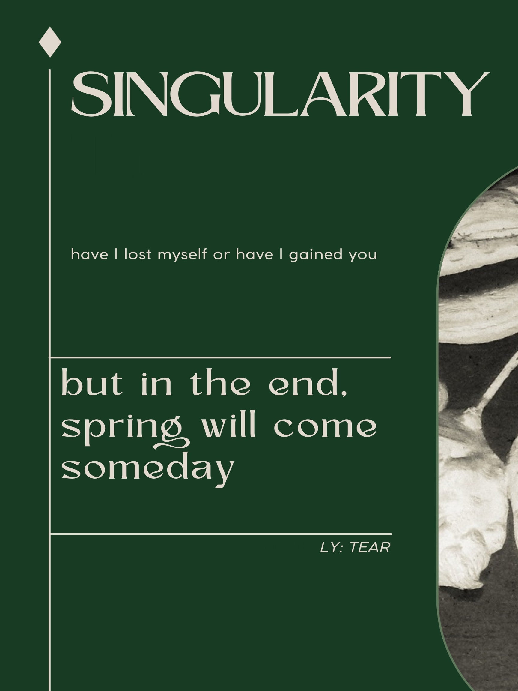 Minimal BTS V Singularity Digital Print Poster - Etsy