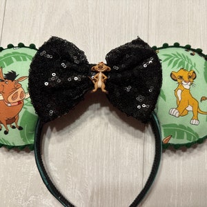 Lion King Green, Simba, Pumba, Nala, Mouse Ears, Mickey Ears - Etsy