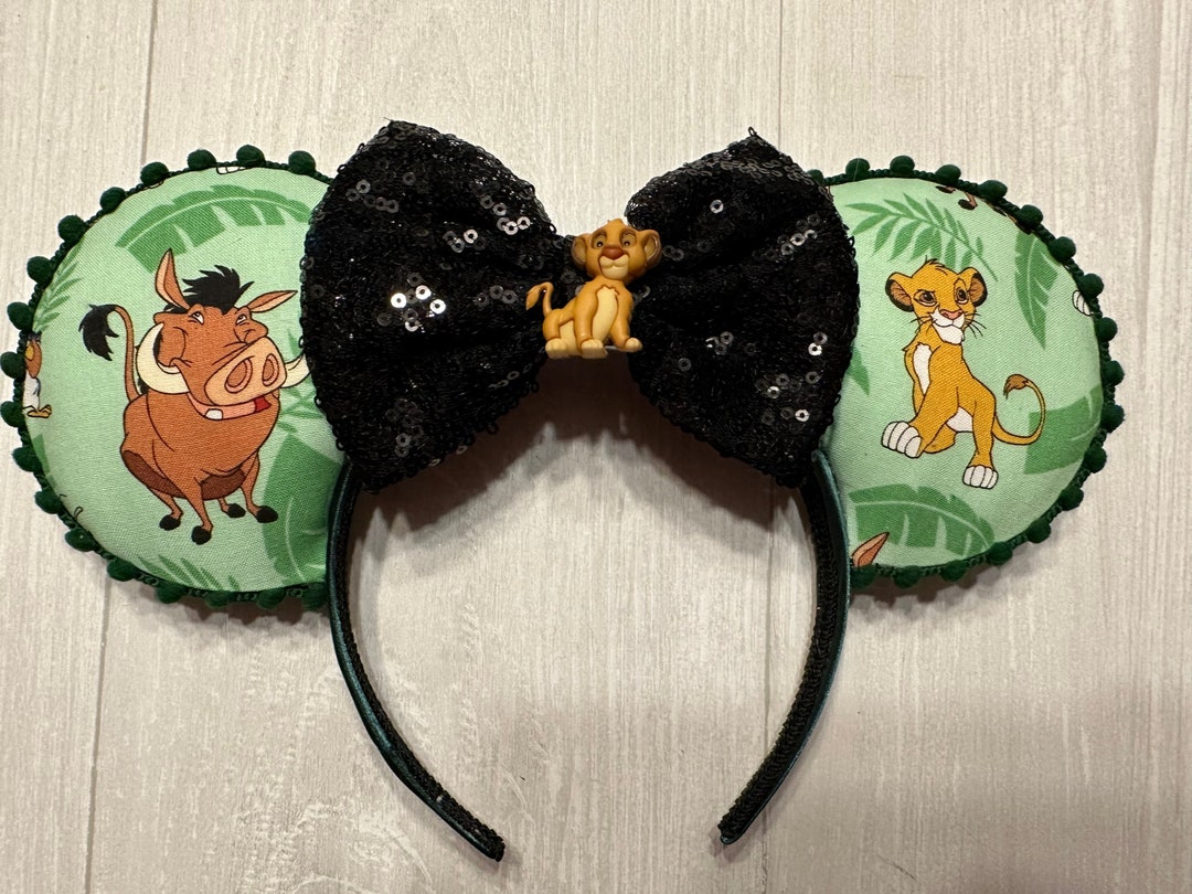 Lion King Green, Simba, Pumba, Nala, Mouse Ears, Mickey Ears - Etsy
