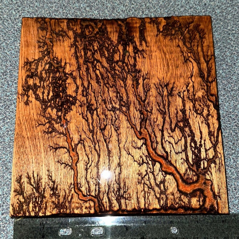 Copper Epoxy Fractal Burn Artwork - Etsy