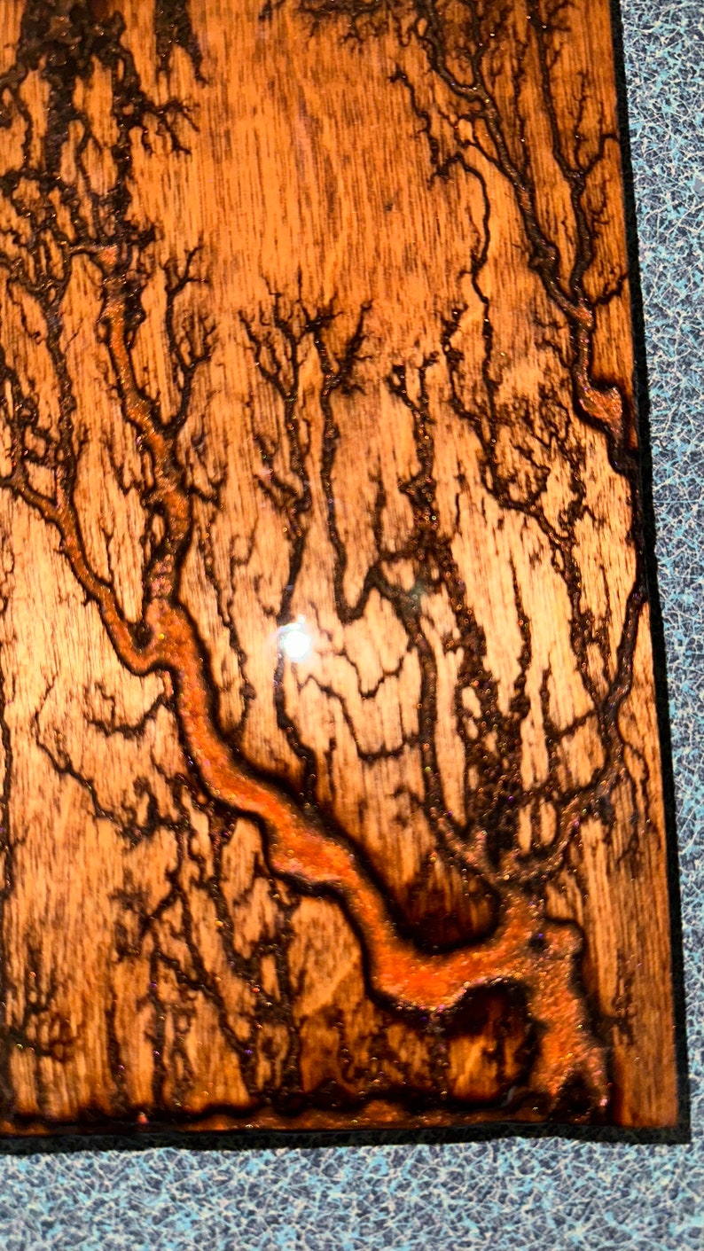 Copper Epoxy Fractal Burn Artwork - Etsy