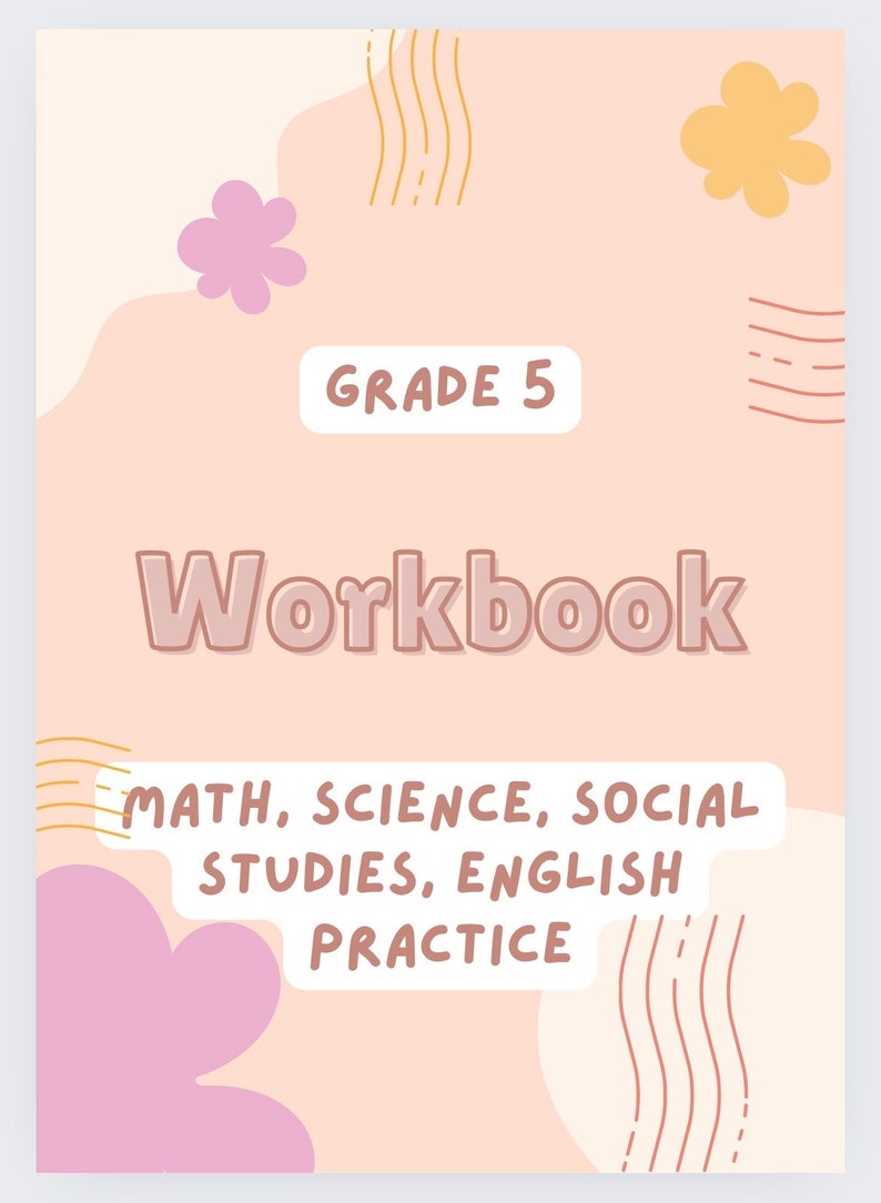 5TH Grade Digital Worksheets / Printable / Science / Math / Social ...
