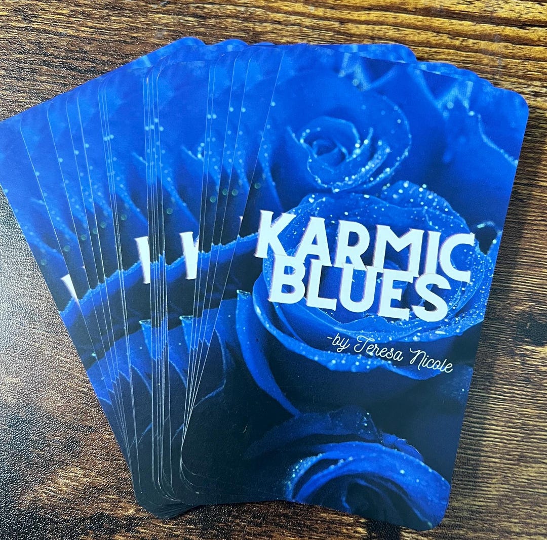 Karmic Blues Relationship Oracle Deck: Twin Flames, Karmic Tarot (48 ...