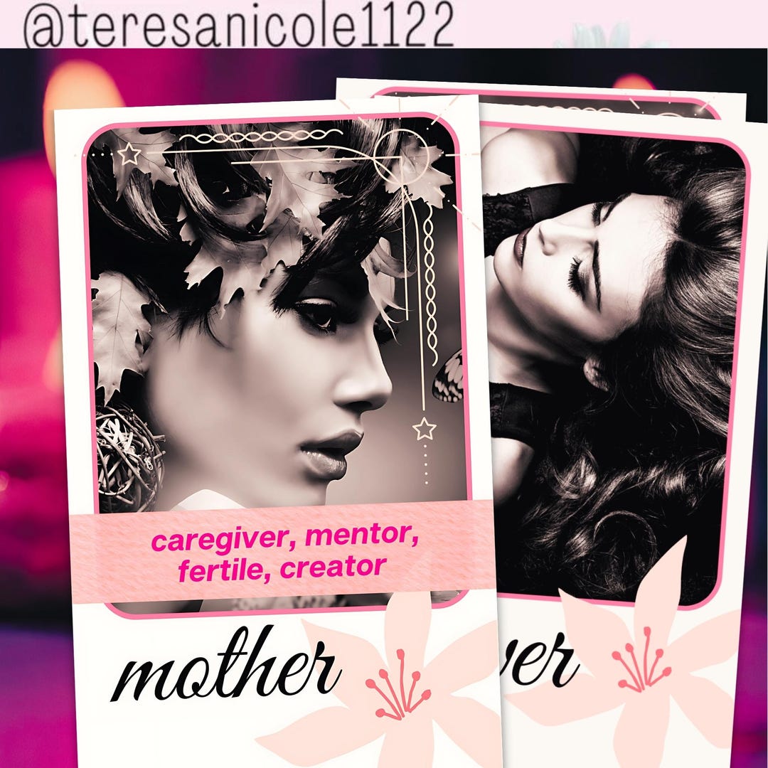 Goddess Archetypes Oracle Deck, Divine Feminine Energy Oracle Cards ...