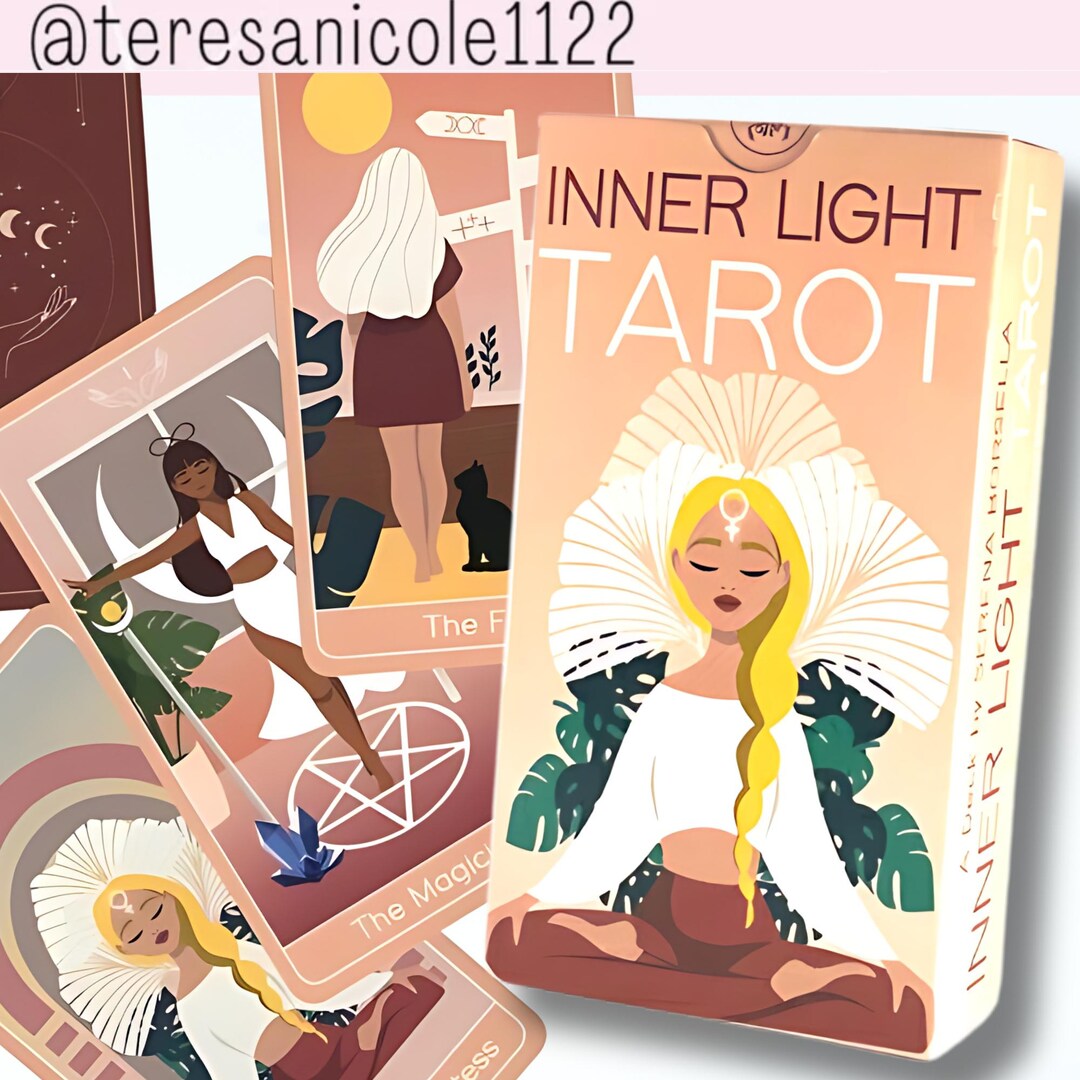 Inner Light Tarot Deck With Guidebook by Serena Borsella Tarot Cards ...