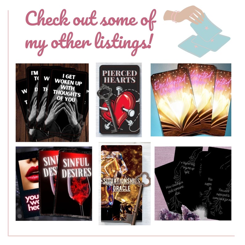 Sexual Oracle Deck Sex Oracle Cards Naughty T Sexy Tarot Etsy