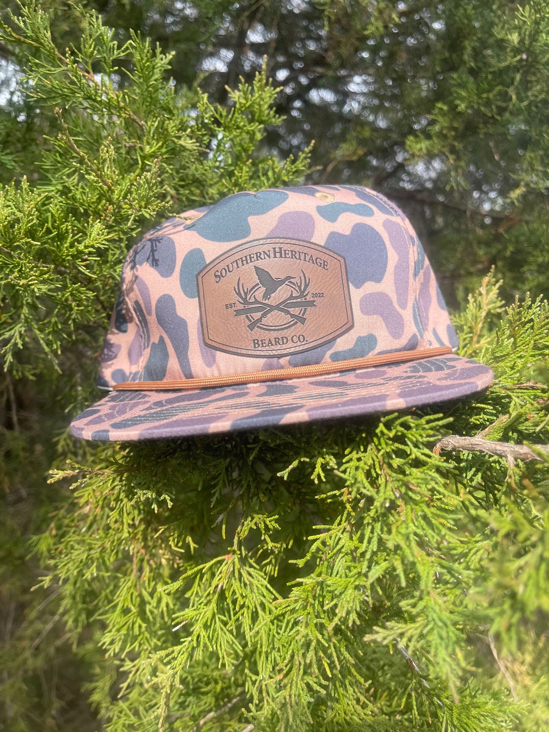 Old School Camo Cap Snapback Goat Roper - Etsy