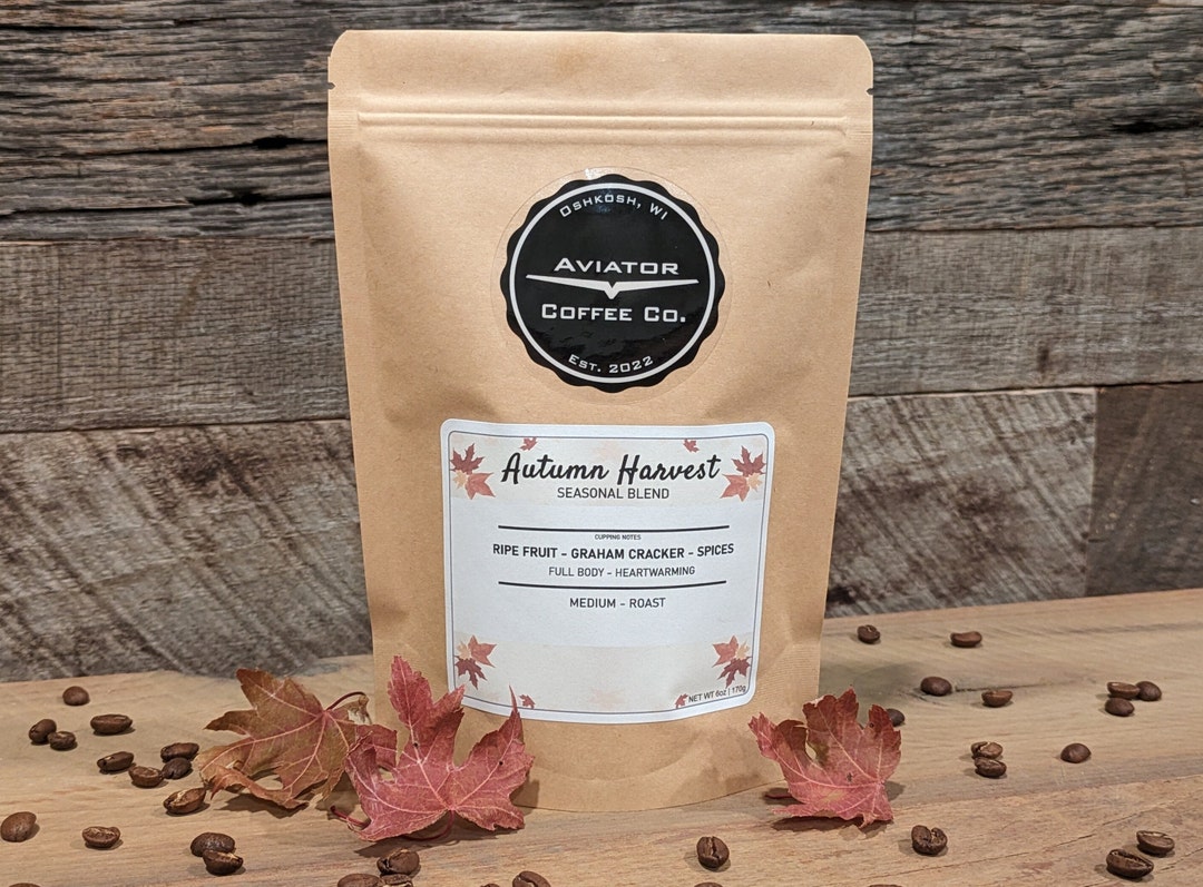 Autumn Harvest Blend Craft Roasted Coffee Beans Seasonal Coffee Medium ...