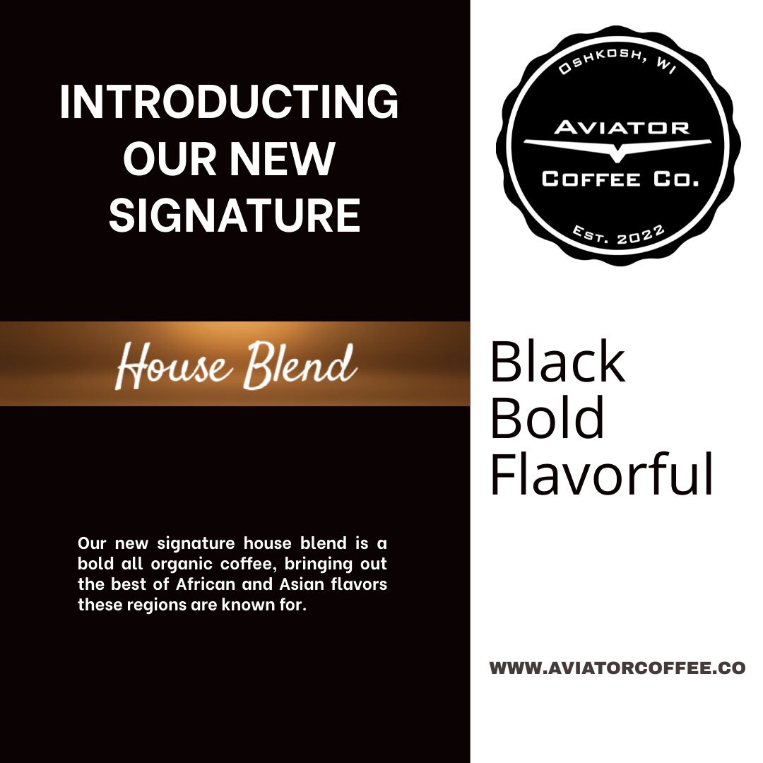 Signature House Blend Organic Craft Roasted Coffee Beans - Etsy