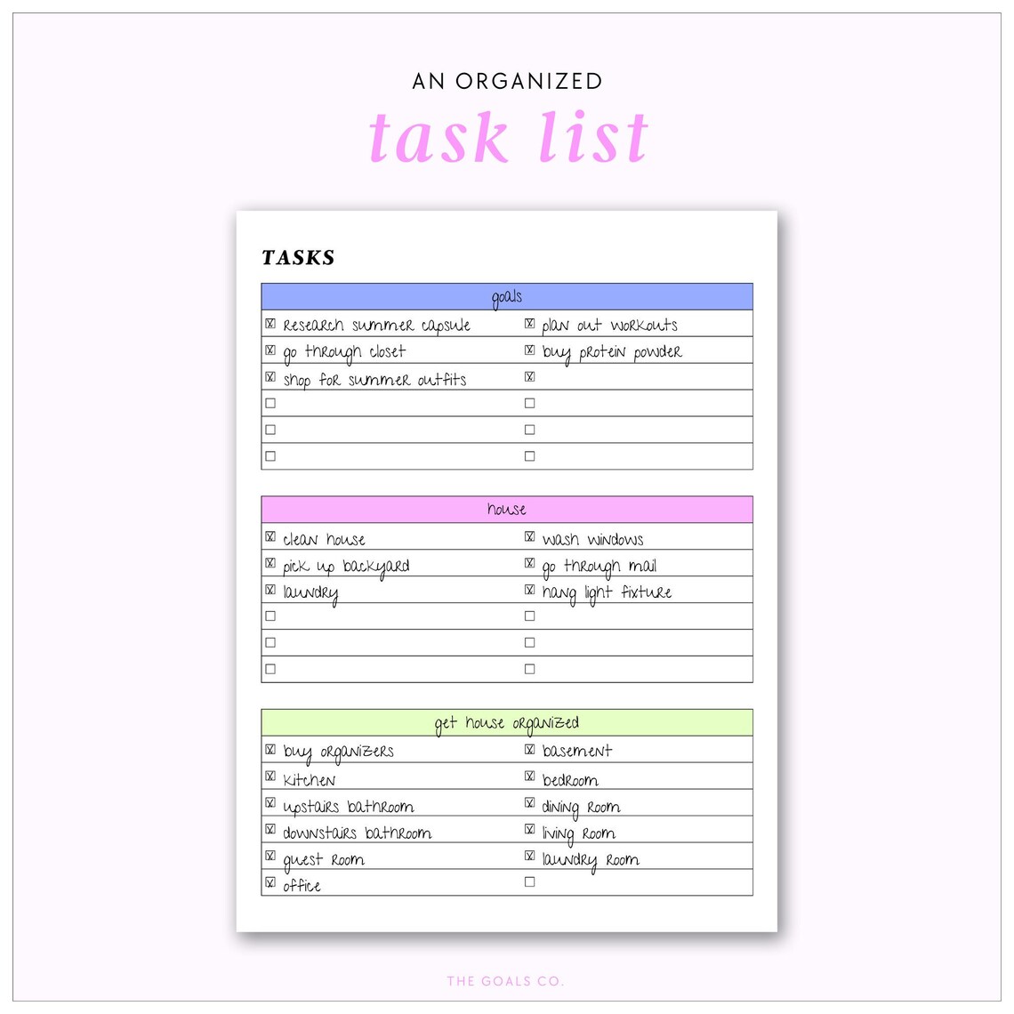 Task Lists | to Do Lists | Digital to Do List | Printable to Do List ...