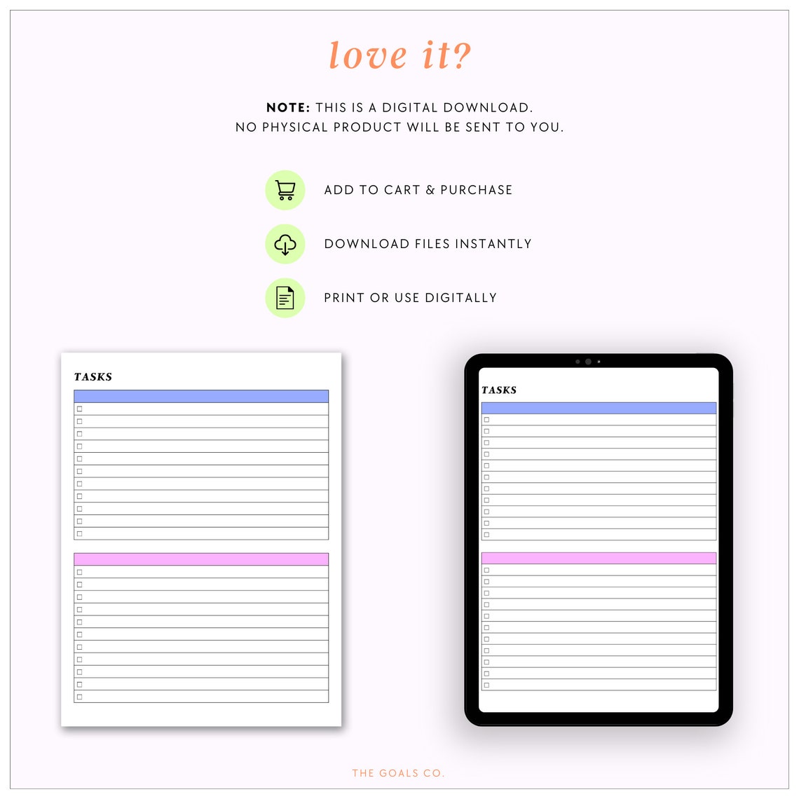 Printable to Do List Task List Digital to Do List Printable Simple to ...