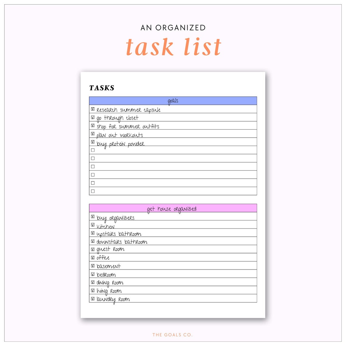 Printable to Do List | Task List Digital | to Do List Printable ...