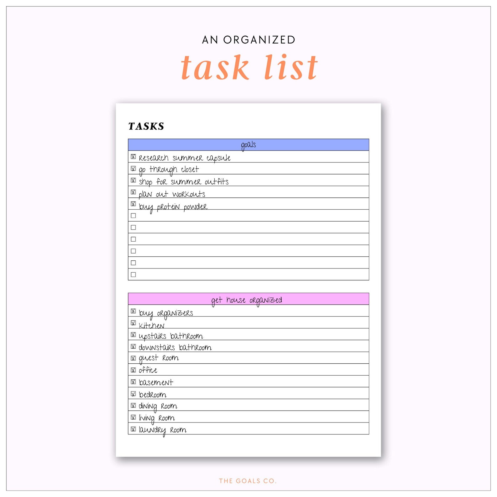 Printable to Do List | Task List Digital | to Do List Printable ...