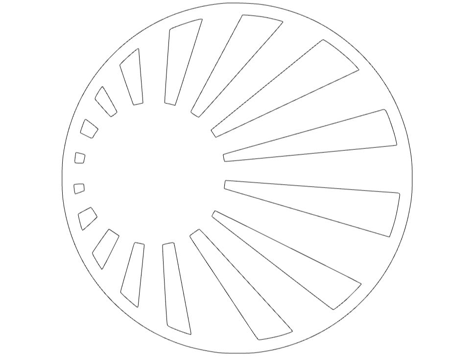 Rising Sun Flag Circle With Border SVG PNG Files - Etsy