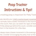 Potty Training Poop Tracker Schedule - Mom Hack - Etsy