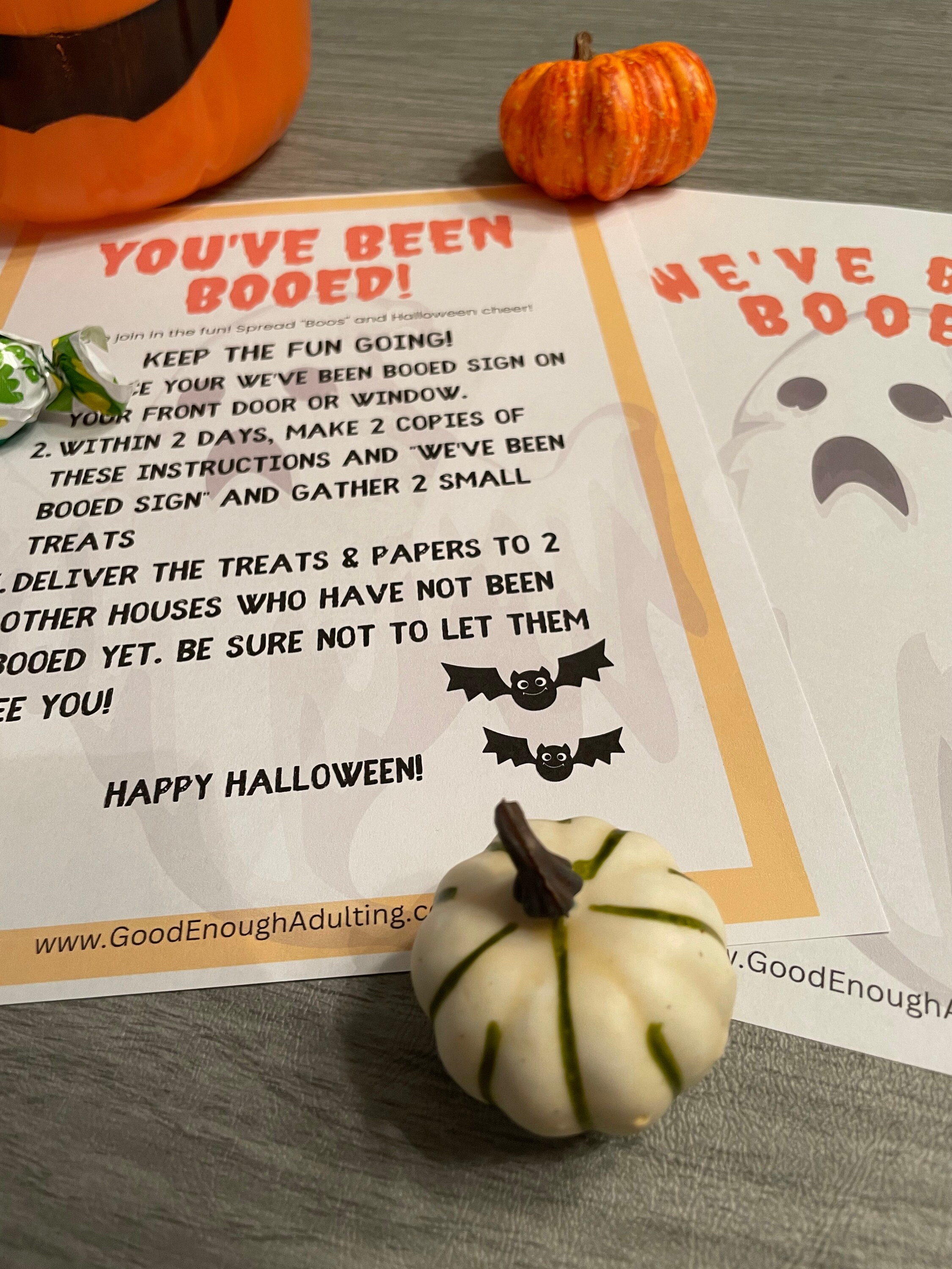 You've Been BOOED Sign! We've Been BOOED Game! Halloween Printable ...