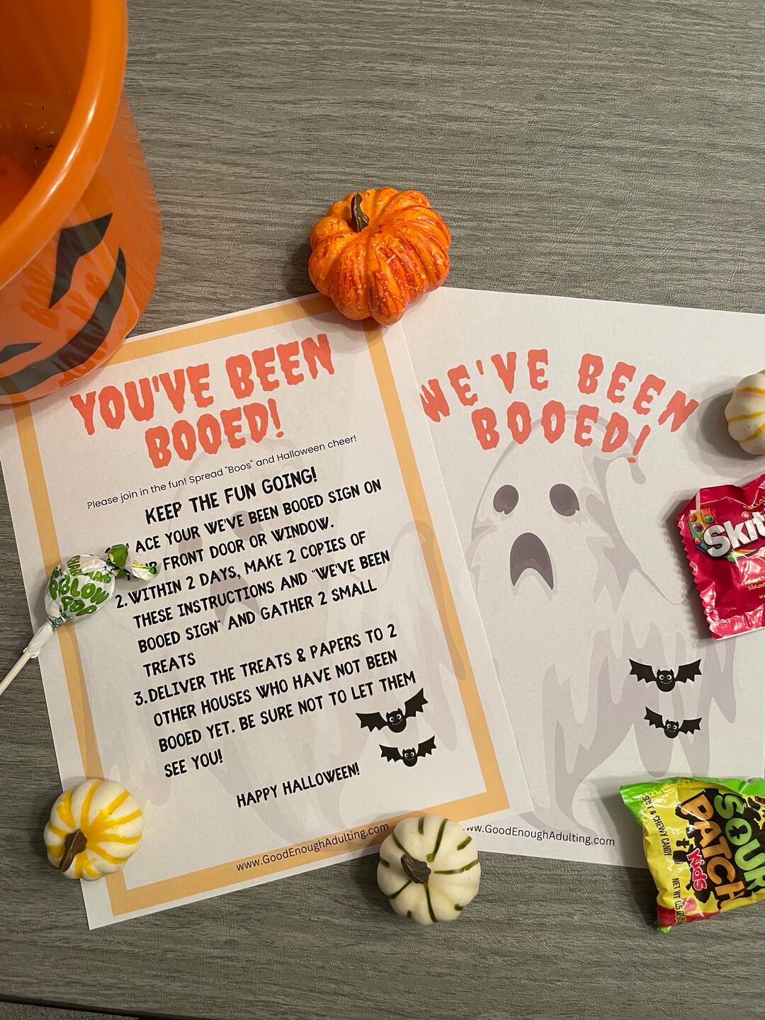 You've Been BOOED Sign We've Been BOOED Game Halloween Printable ...