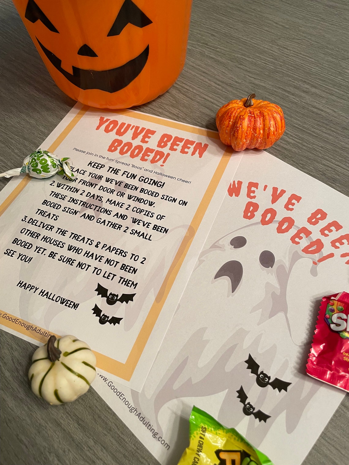 You've Been BOOED Sign! We've Been BOOED Game! Halloween Printable ...