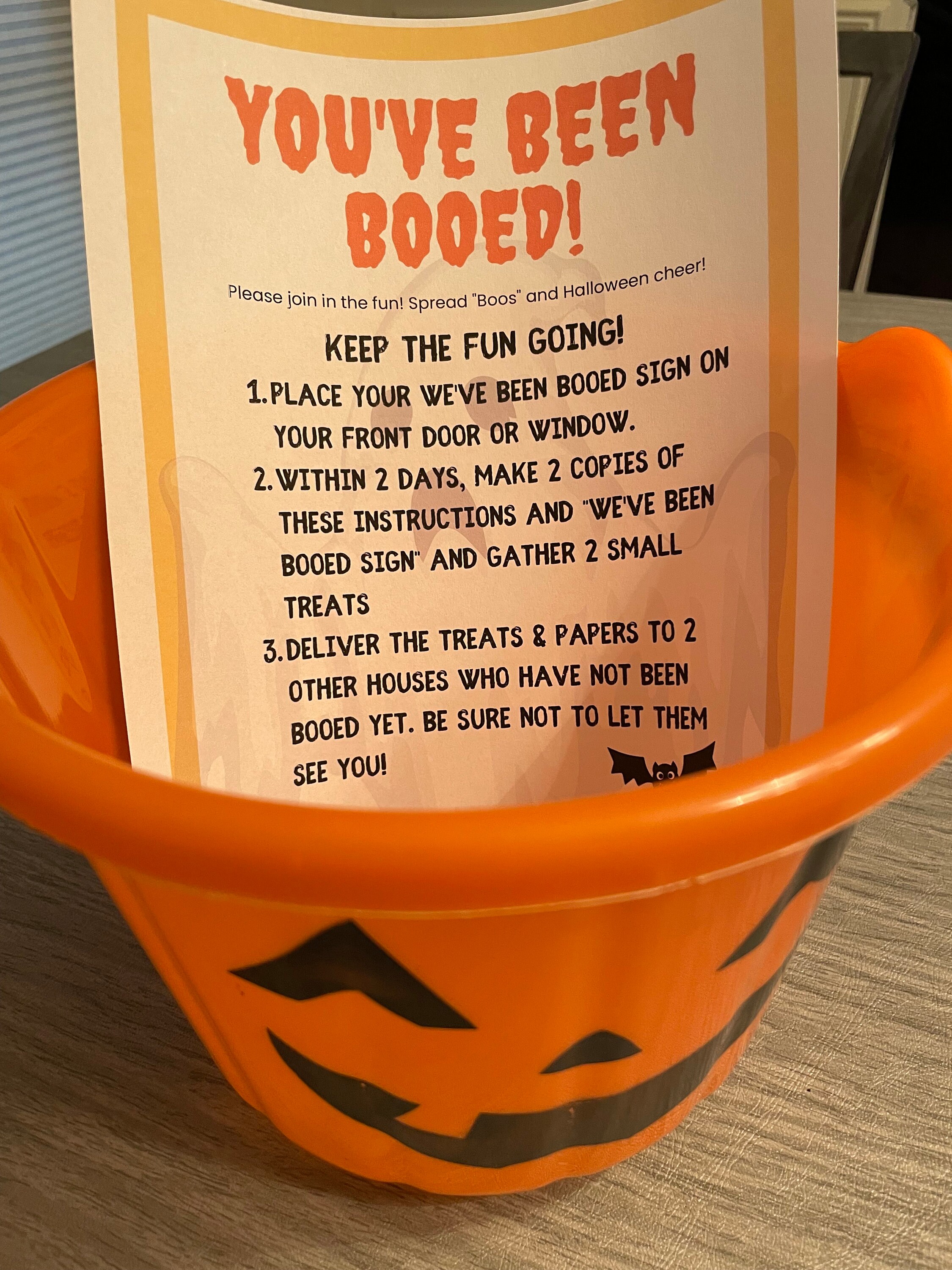You've Been BOOED Sign! We've Been BOOED Game! Halloween Printable ...