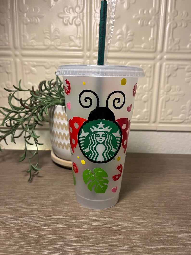 24 Oz Customized Cup. Ladybug Customized Cold Cup. 24 Oz Cold Cup. Iced ...